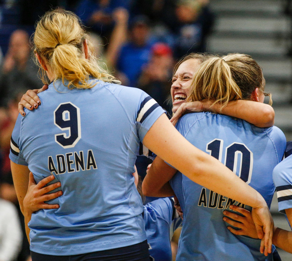 Adena ousts Zane Trace in four sets, seizes sole possession of first ...